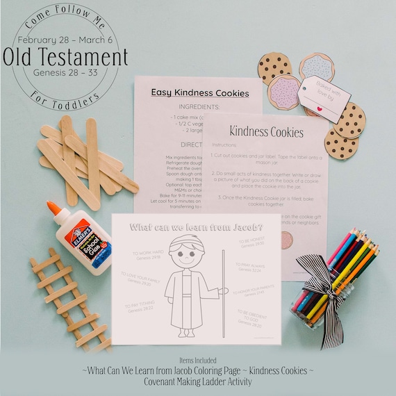 Come Follow Me Primary 2022 TODDLER: Old Testament Lesson 10 | Etsy