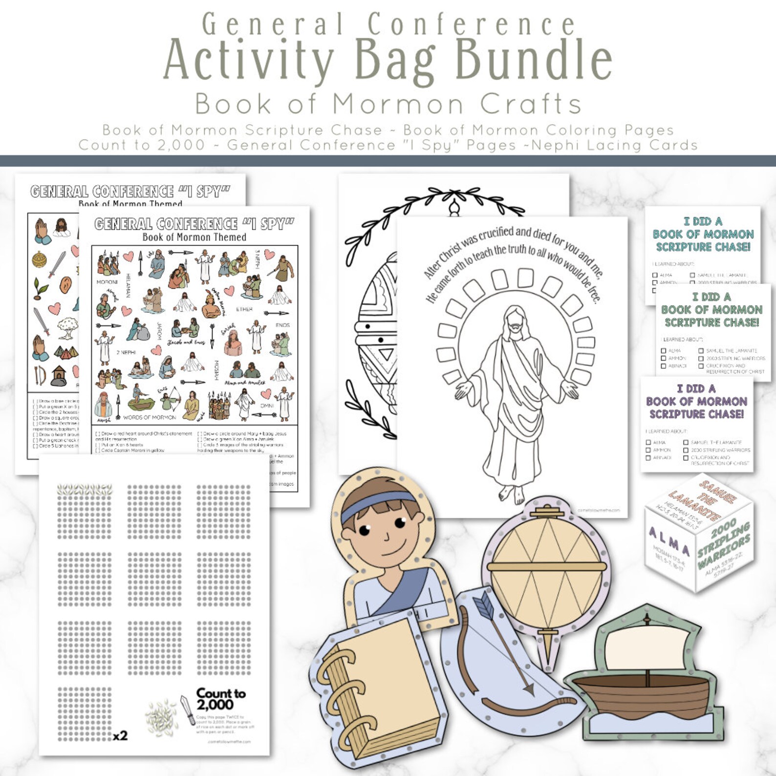 General Conference Activity Bag Bundle for Kids // April 2024, Family ...