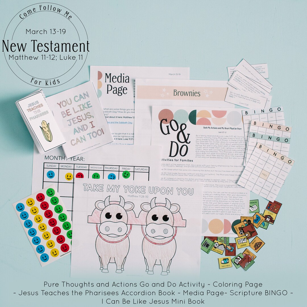 Come Follow Me Primary 2023 ELEMENTARY: New Testament Lesson 12 Mar 13 ...