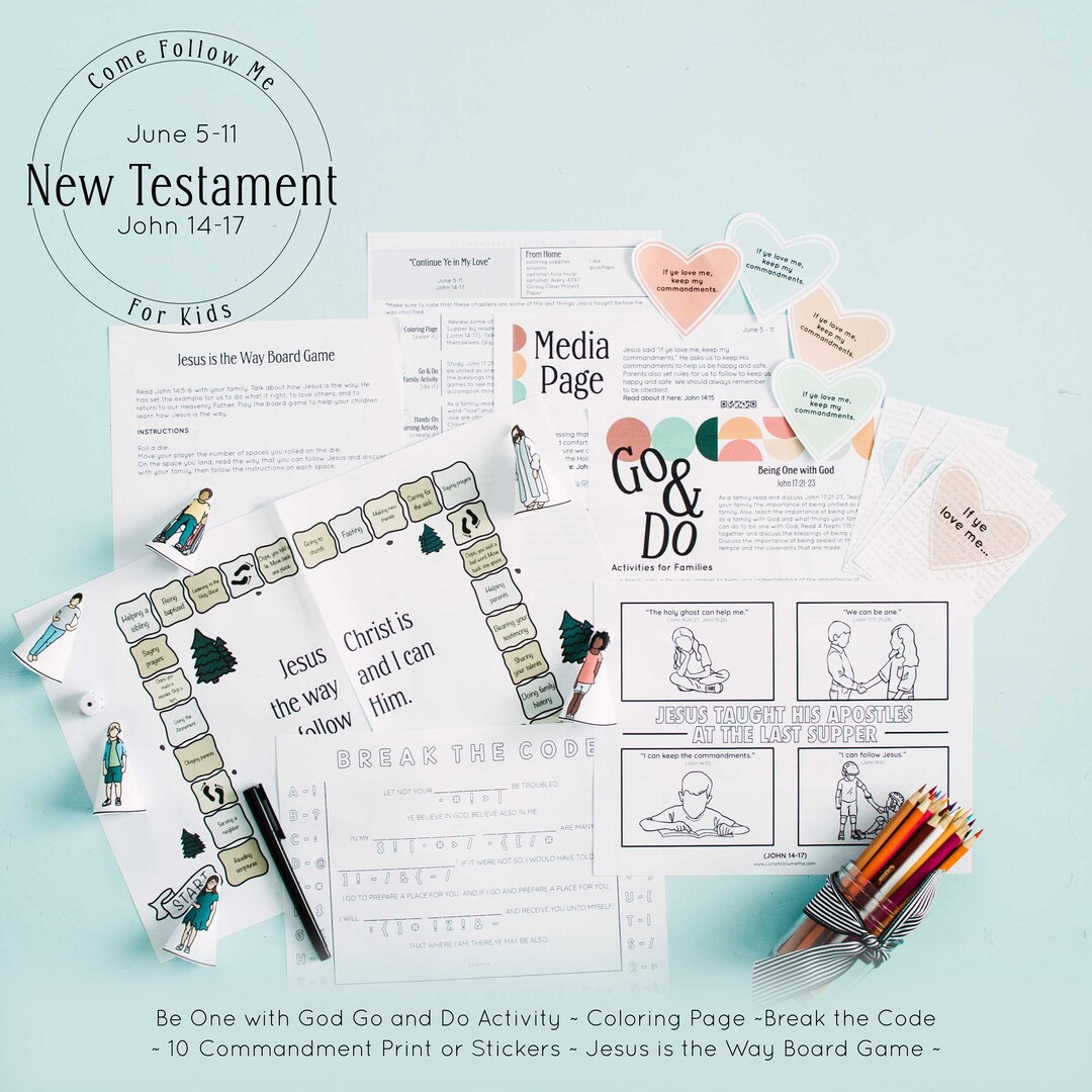 Come Follow Me Primary 2023 ELEMENTARY: New Testament Lesson 24 June 5 ...