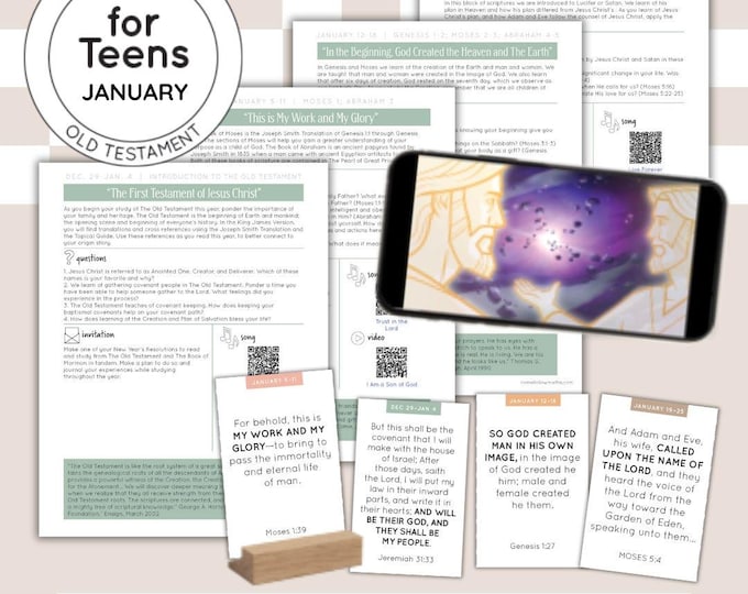 Jan 4, LDS Youth Sunday School Lesson Kit, Come Follow Me 2026, “the ...