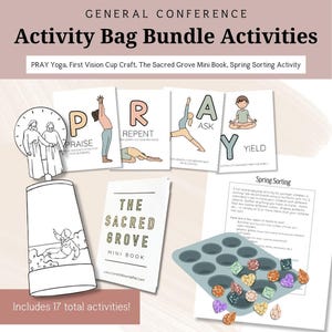 General Conference Activity Bag Bundle for Kids // April 2025, Family ...