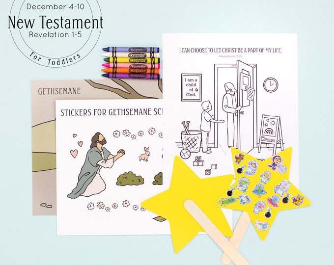 Come Follow Me Primary 2023 TODDLER: New Testament Lesson 50 Dec 3-10 ...