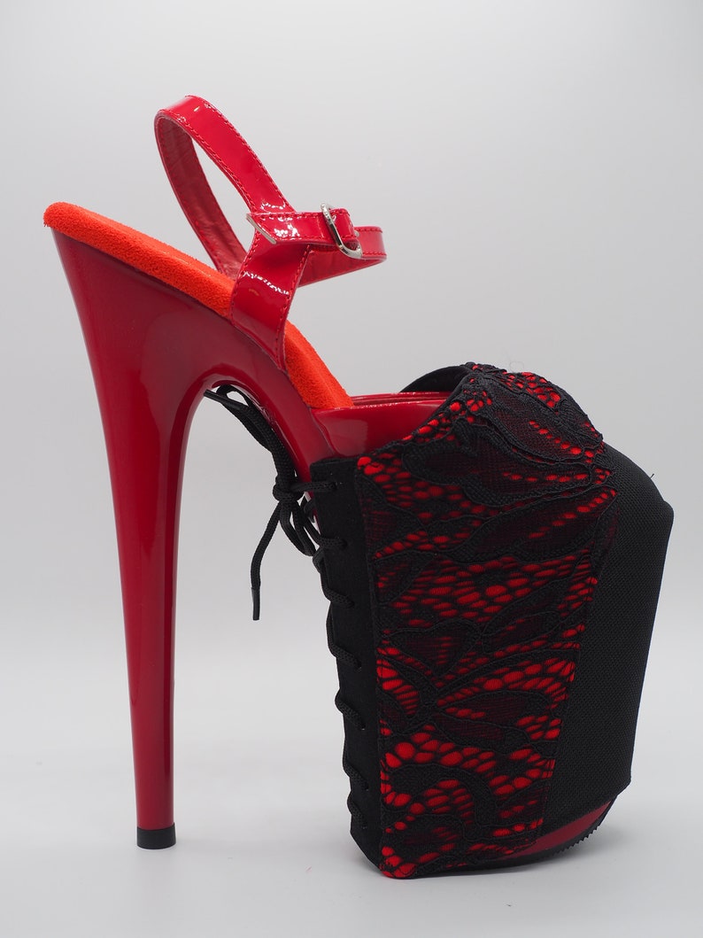 Lace platform protector. Pleaser Shoe Boot Covers. Platform | Etsy