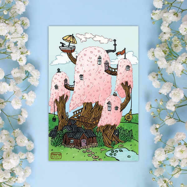 Adventure Time Treehouse Art - Etsy