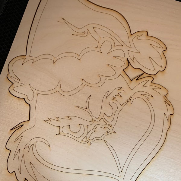 Grinch Cutout - Etsy