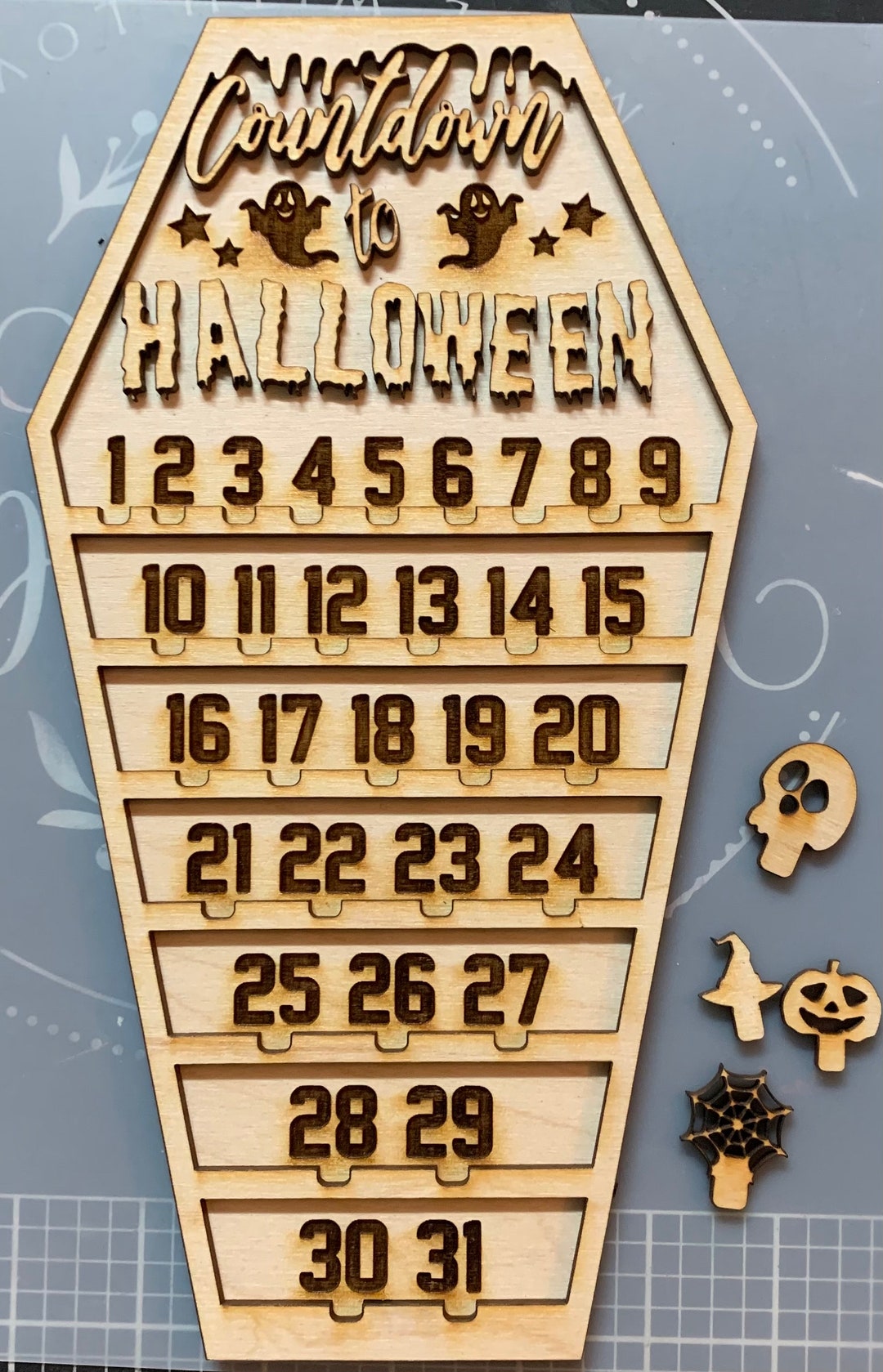 Halloween Countdown Diy Kit - Etsy