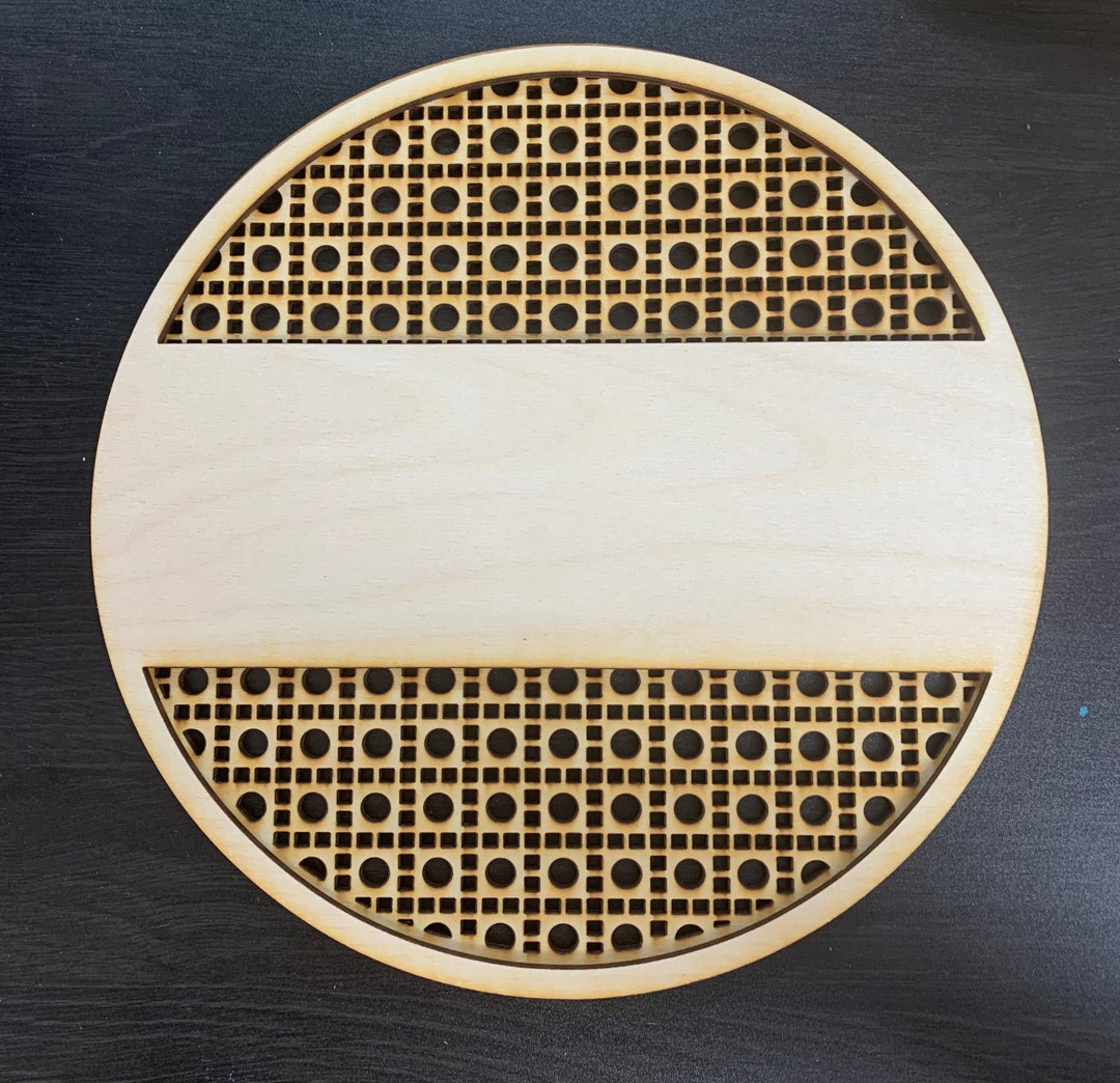 Rattan Door Sign DIY - Etsy