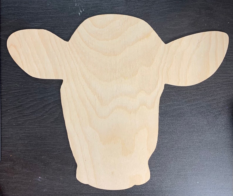 Wooden Cow Head - Etsy