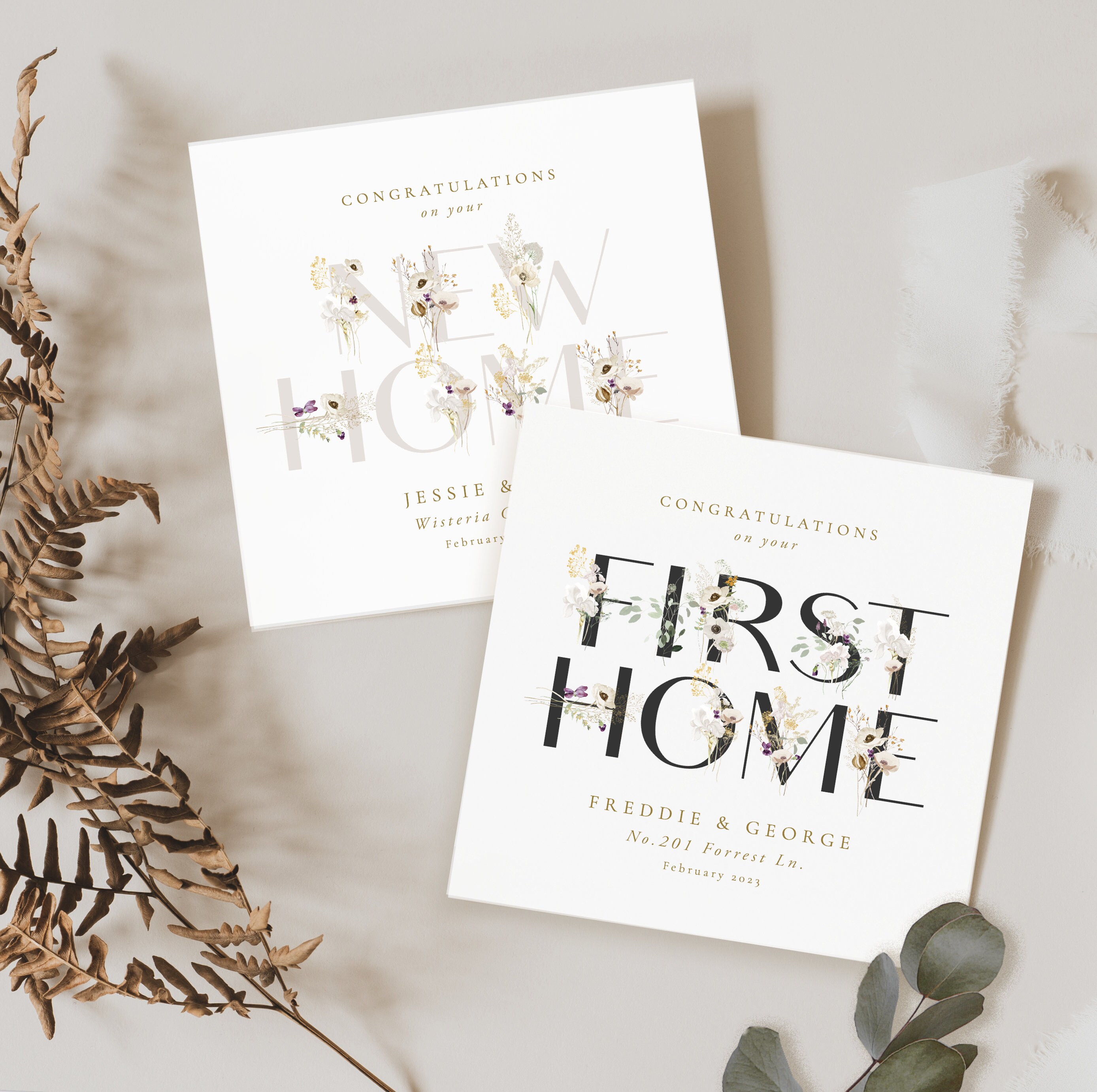 PERSONALISED Congratulations on Your First Home - Etsy UK