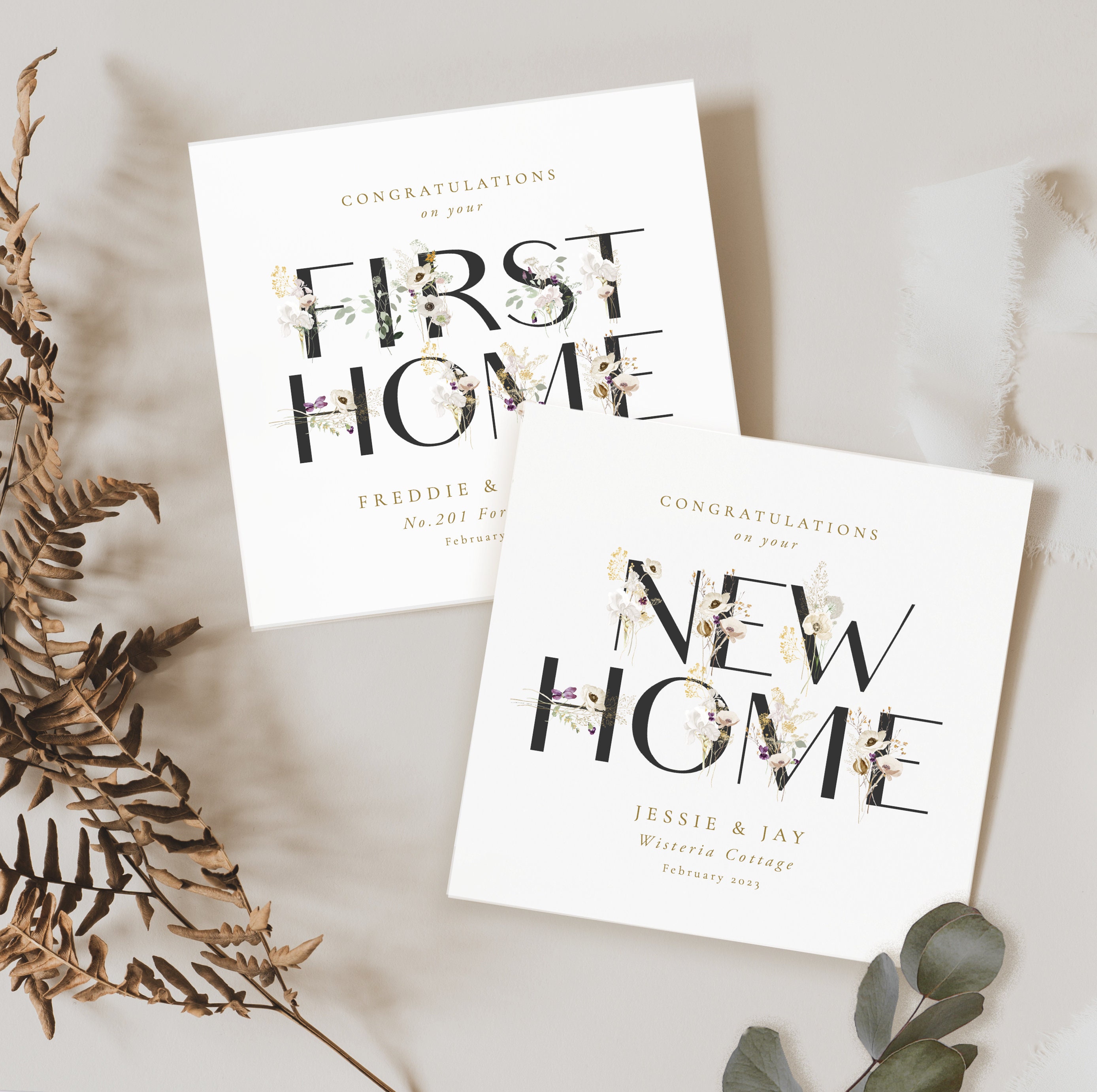 PERSONALISED Congratulations on Your First Home - Etsy UK