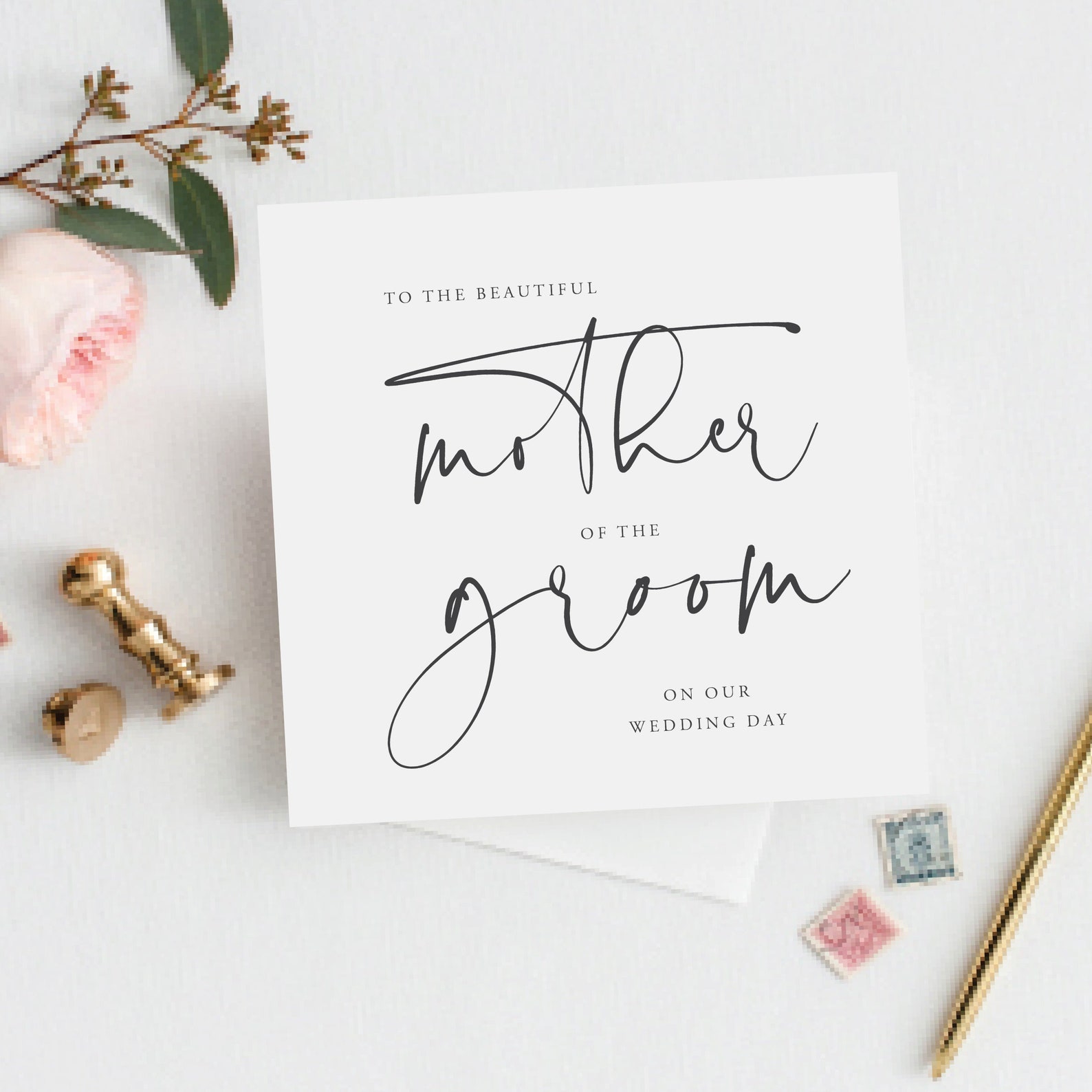 Bold Script to the Father of the Groom Wedding Card bundle | Etsy
