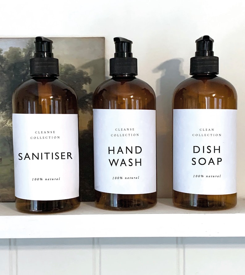 CLEANING COLLECTION Organisation Labels | Laundry Labels Waterproof ...