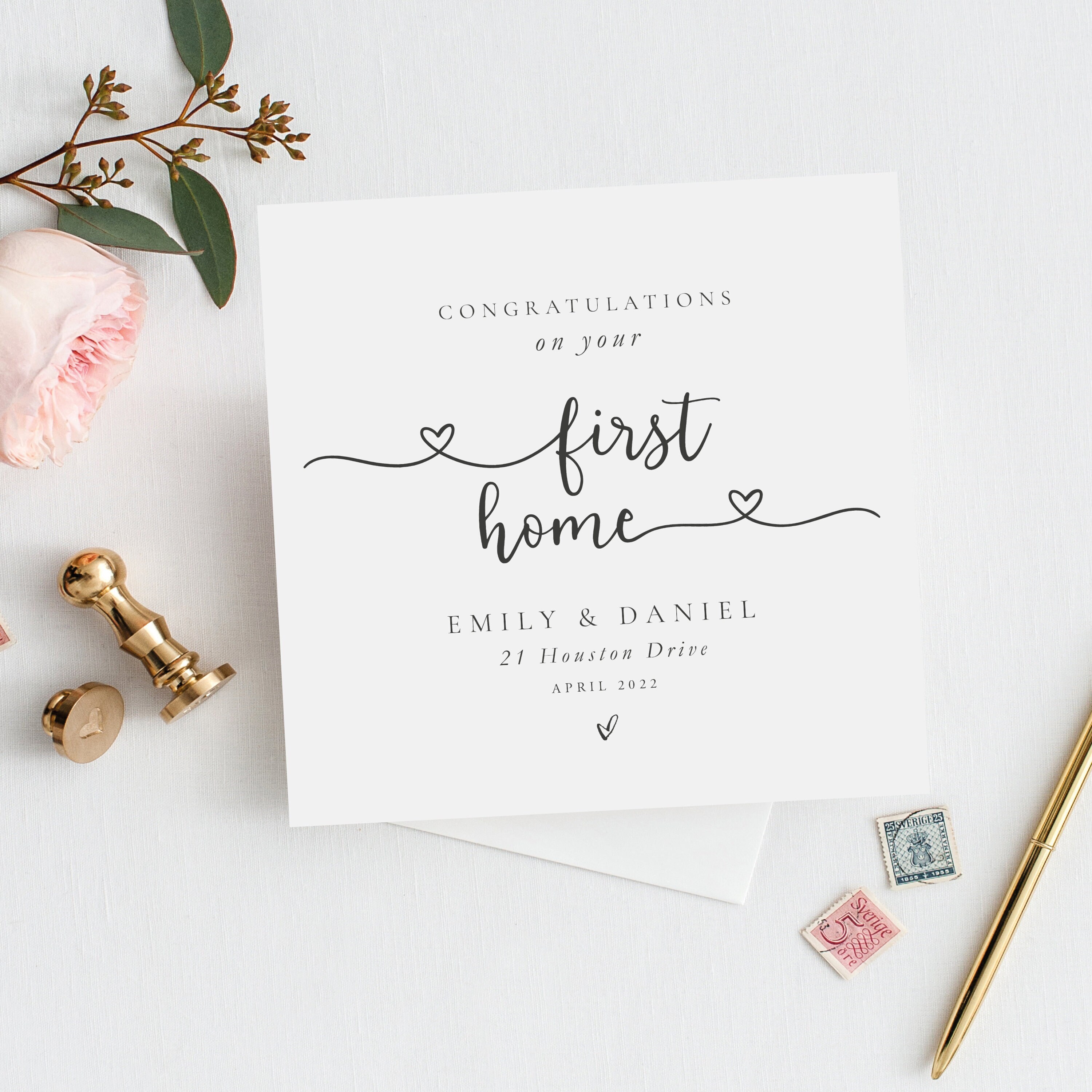 Personalised Congratulations on Your First Home Card - Etsy