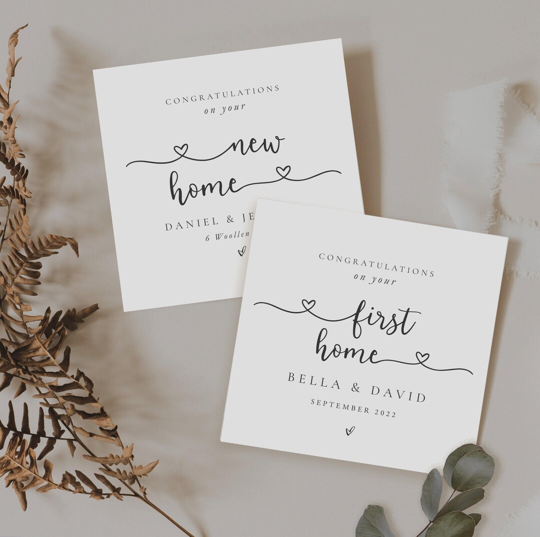 Personalised Congratulations on Your NEW Home Card | Congratulations ...