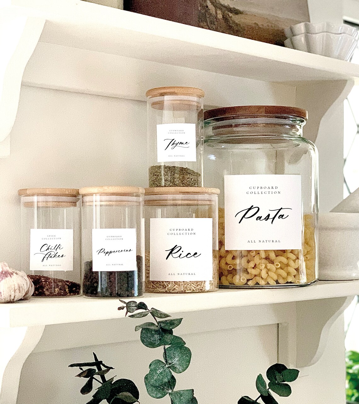 KITCHEN PANTRY Storage and Jar Labels | Food Labels | Drink ...