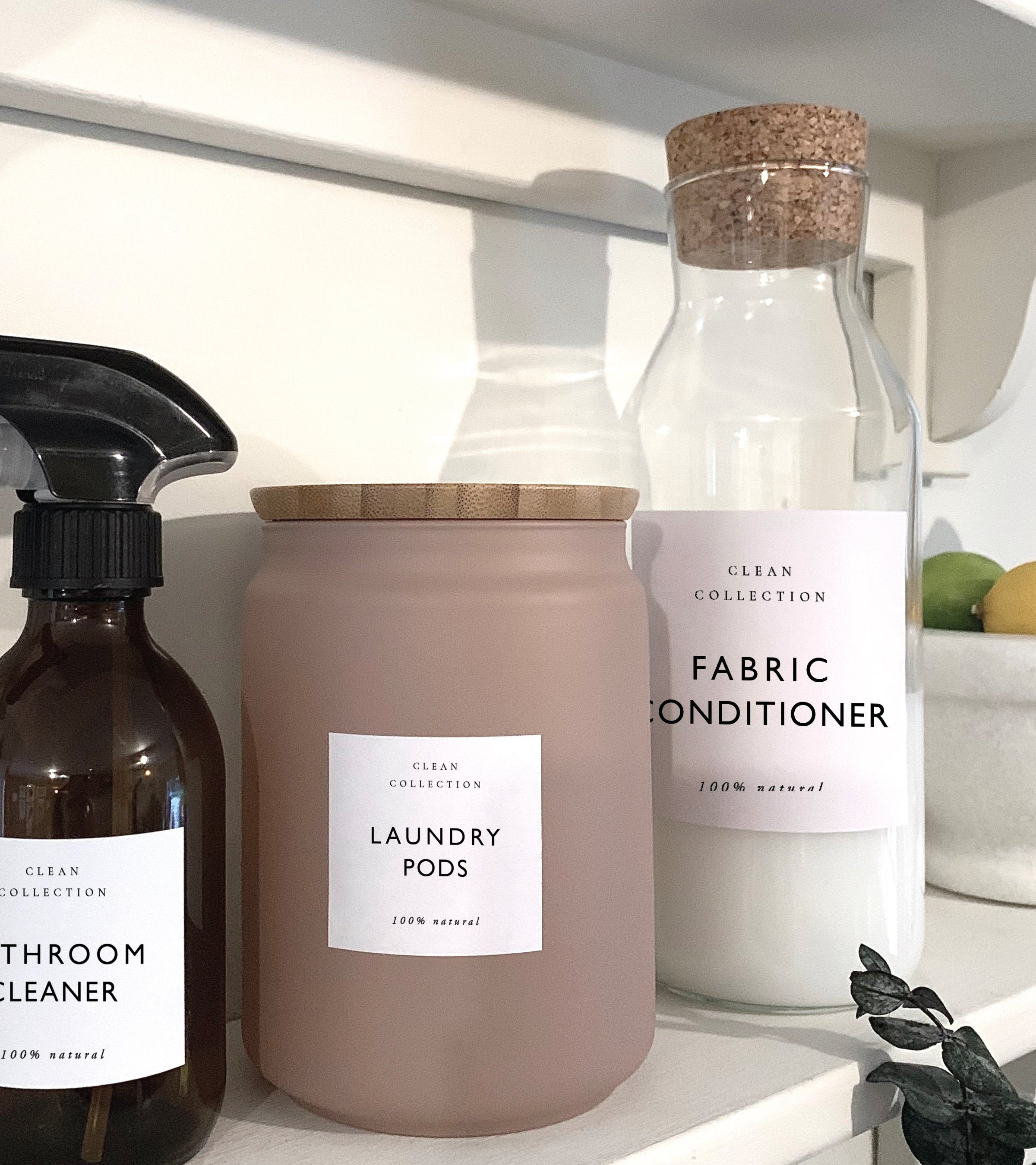 CLEANING COLLECTION Organisation Labels | Laundry Labels Waterproof ...