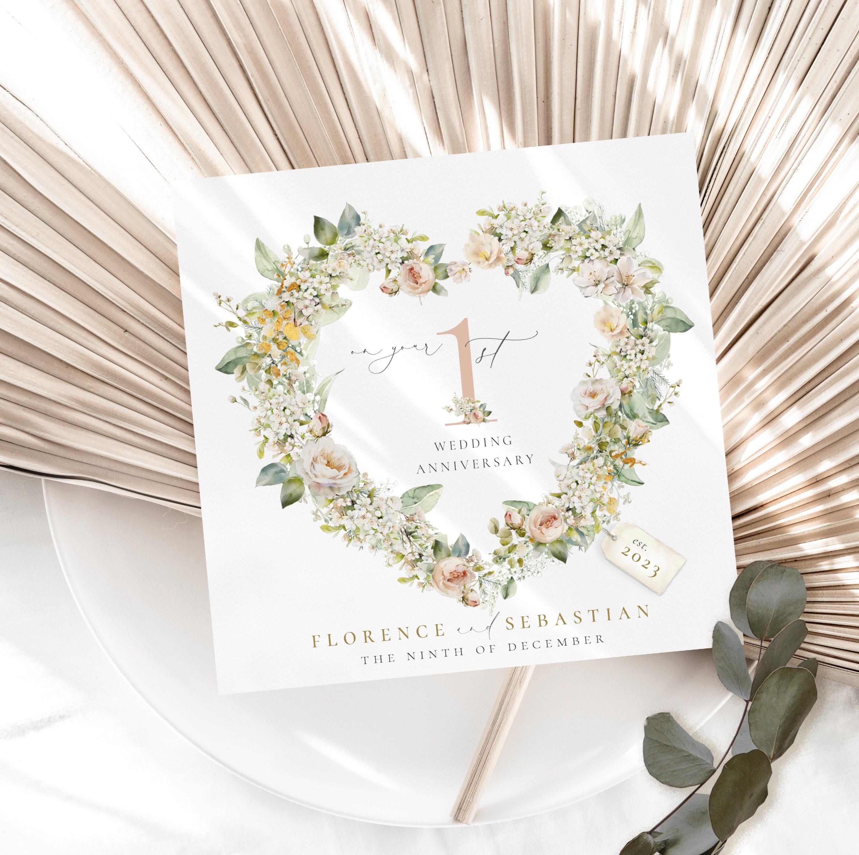Golden Wedding Anniversary Card, 50th Anniversary Card, Golden Wedding ...