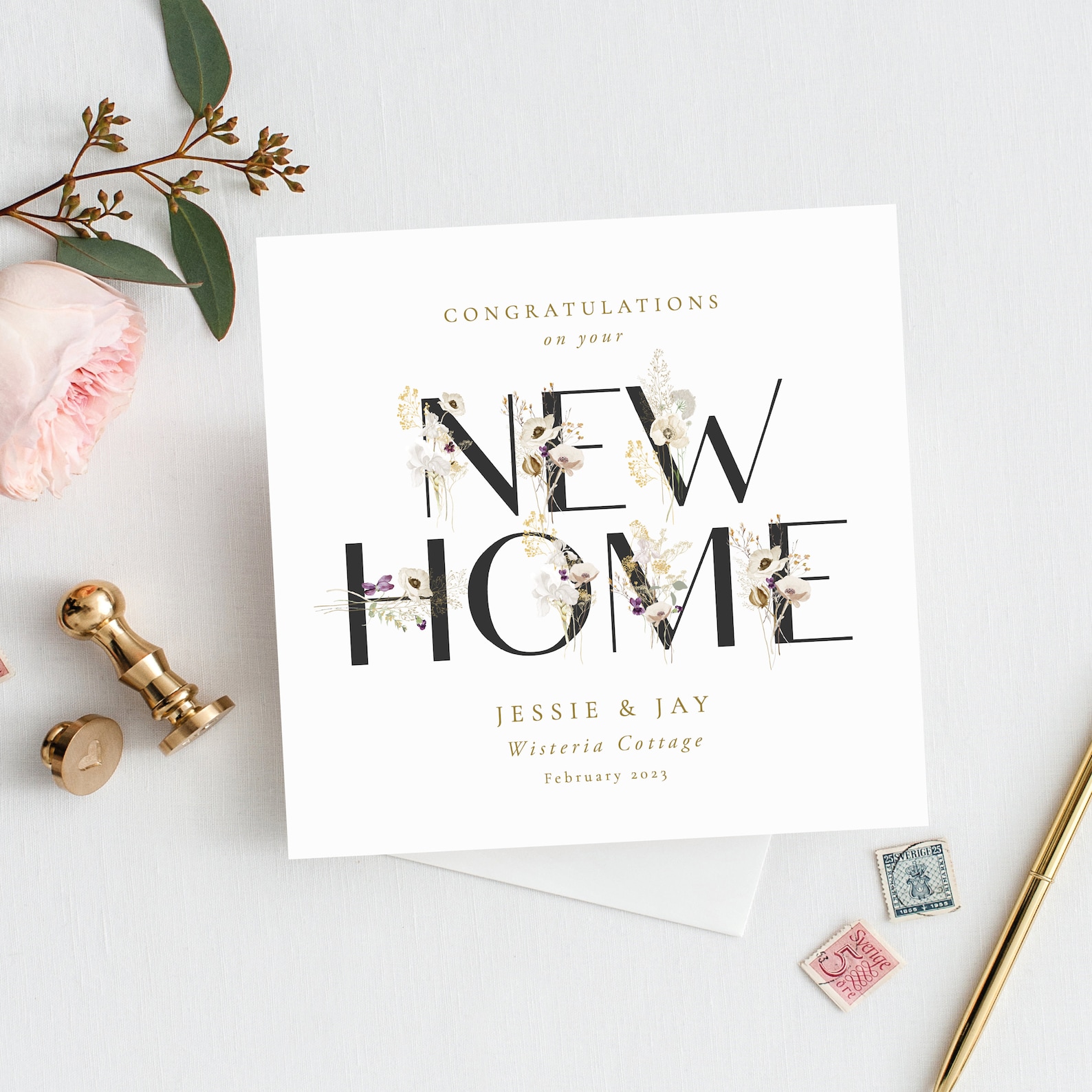 PERSONALISED Congratulations on Your First Home - Etsy UK