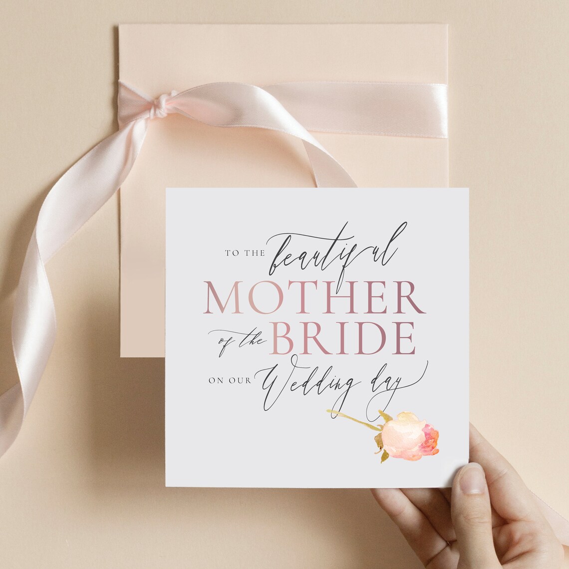 To the Mother of the Bride Wedding Card Parents of the Bride - Etsy UK