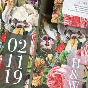 EVE Vintage Floral Oils Wedding Invitations, Wedding Invites, Wedding ...