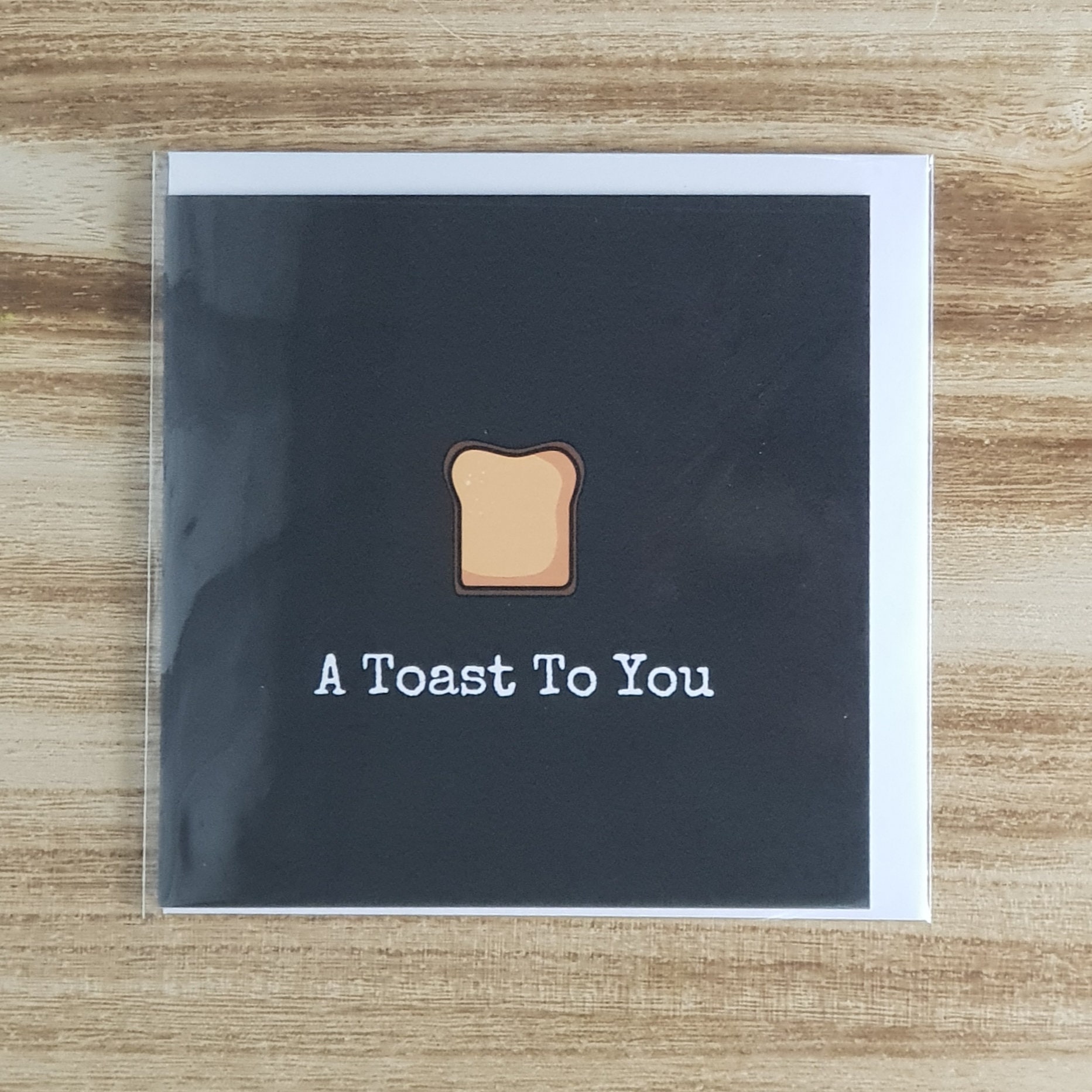 Congratulations Card - A Toast to You - Punderful Card - Etsy
