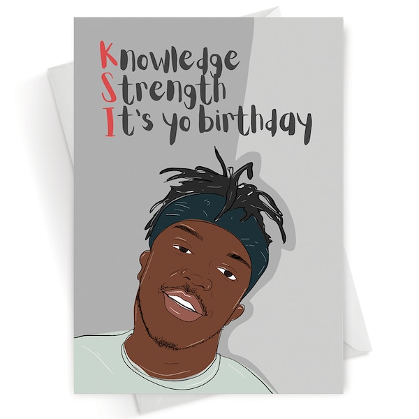Ksi Birthday Card - Etsy