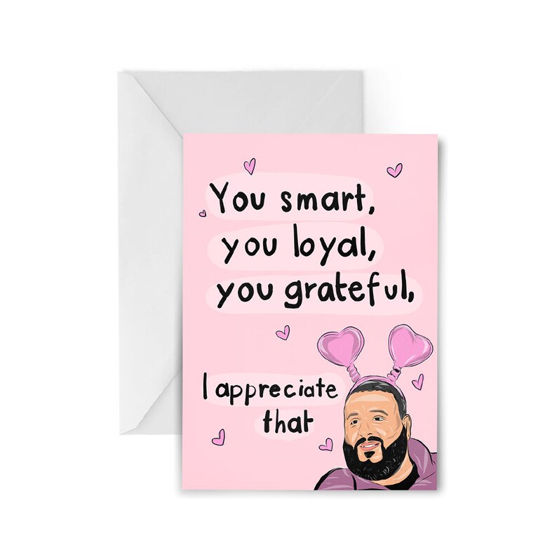 DJ Khaled You Smart Card Meme Funny Greeting Card - Etsy