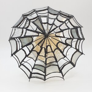 Gothic Stained Glass Spider Web, Jumping Spider Lantern, Ceramics ...