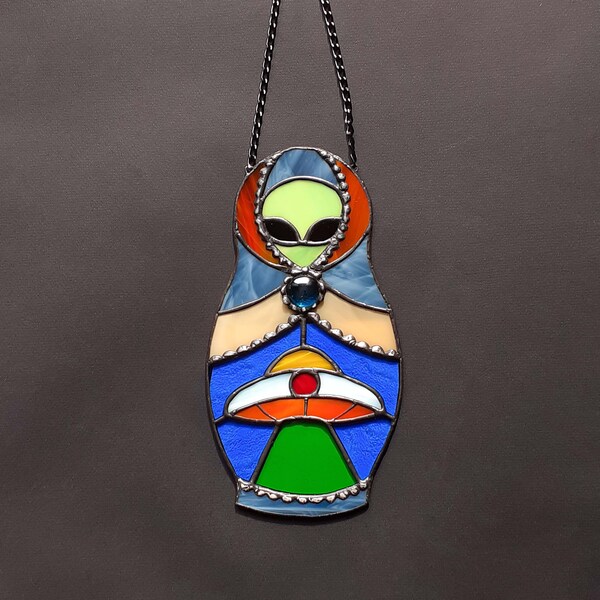 Stained Glass Ufo Pattern - Etsy