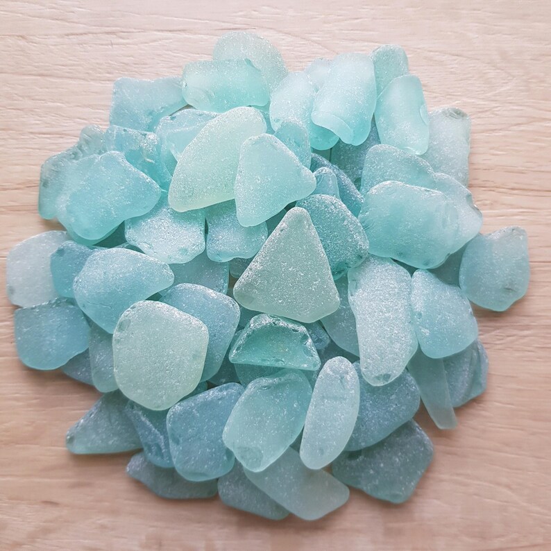 Natural Sea Glass Large Sea Foam Sea Glass Real Frosty Ocean Glass - Etsy