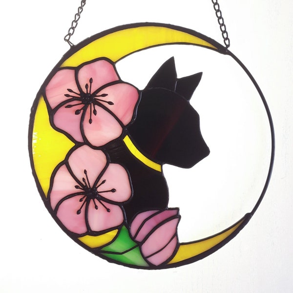 Stained Glass Cat - Etsy