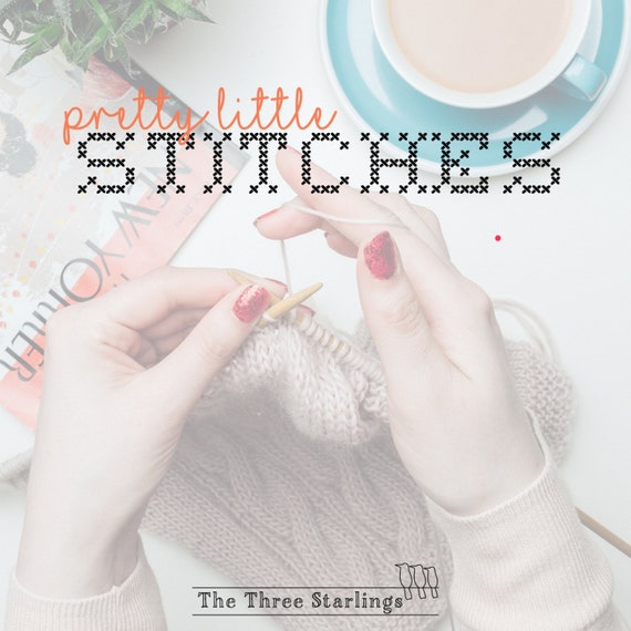 Craft Logo Design Cross Stitch Logo Calligraphy Logo Etsy Logo |Stitch ...