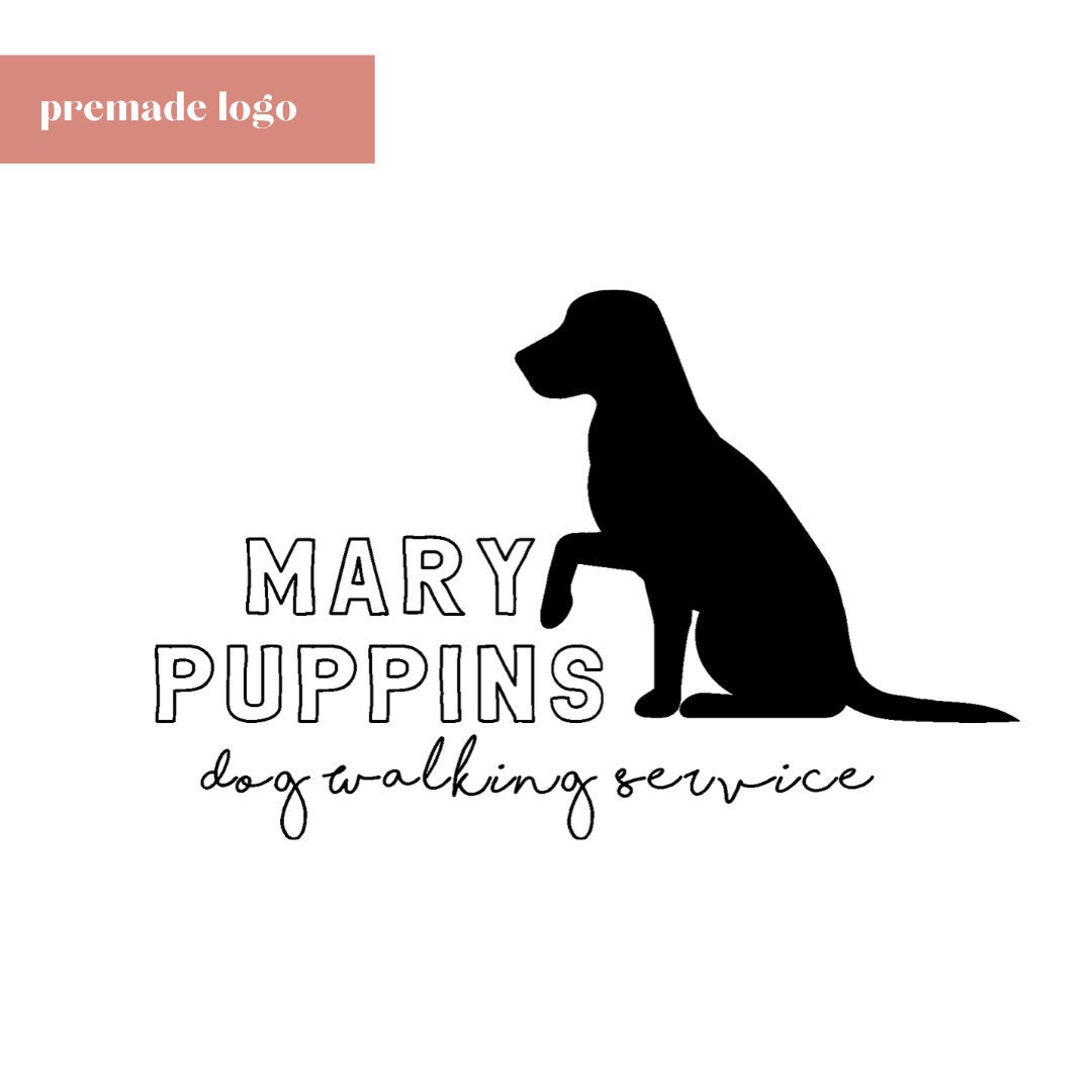 Dog Walking Service Logo