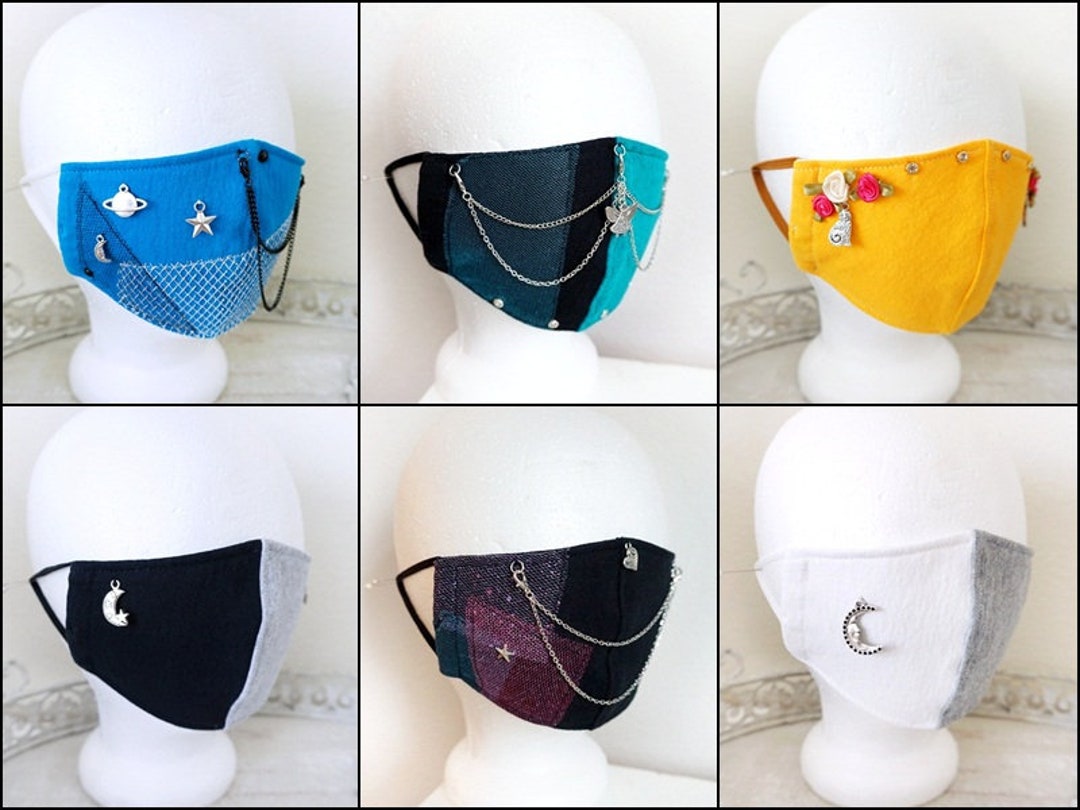 Fantasy Face Masks, Sci-fi Face Masks, Fabric Masks, Celestial, Unicorn ...
