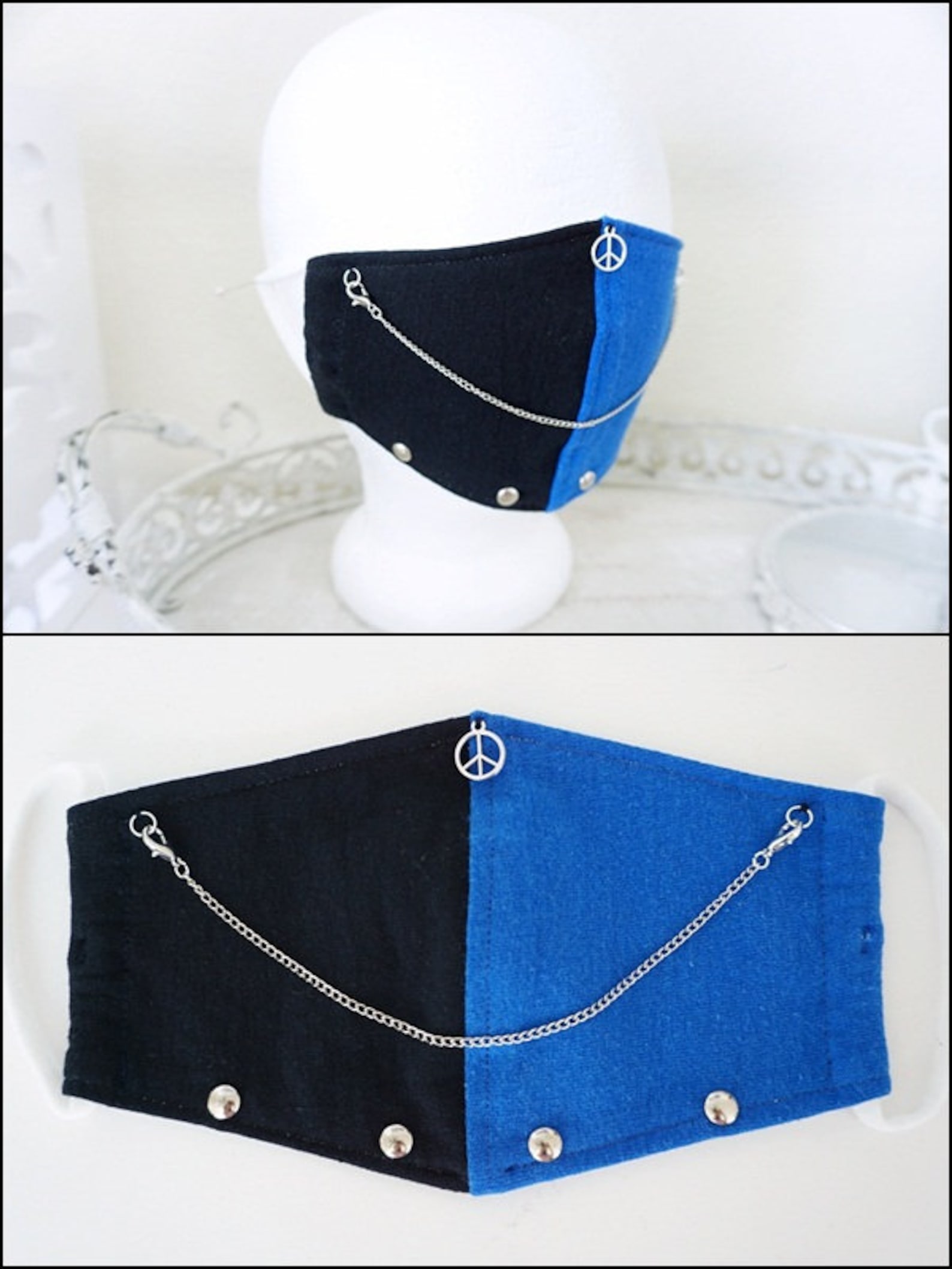 Goth Face Masks Punk Face Masks Gothic Face Masks Cyberpunk - Etsy