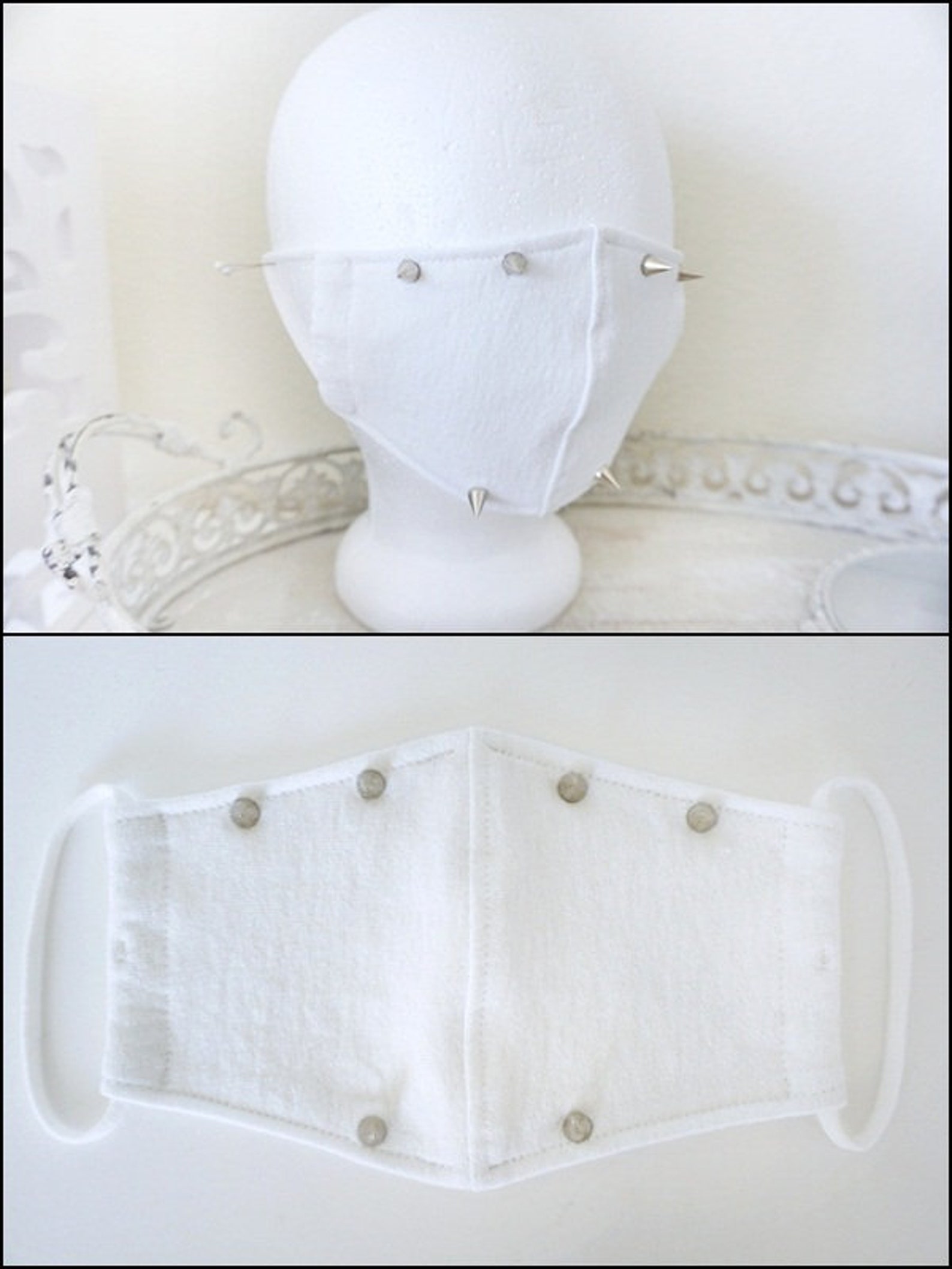 Goth Face Masks Punk Face Masks Gothic Face Masks Cyberpunk - Etsy