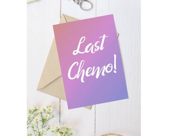 Last Chemo Treatment Countdown Card - Etsy UK