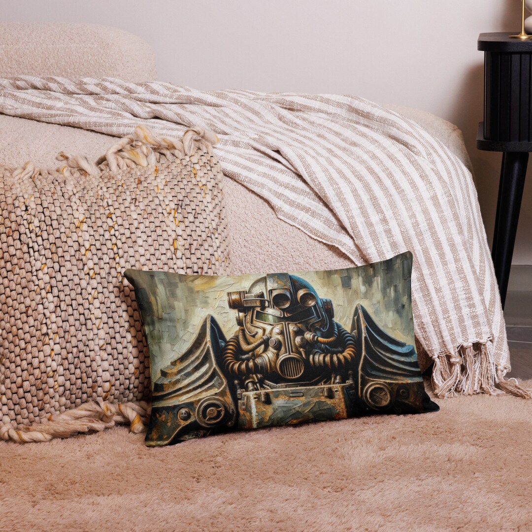 FALLOUT NEW VEGAS Power-armor Inspired Double-sided Pillow - Etsy