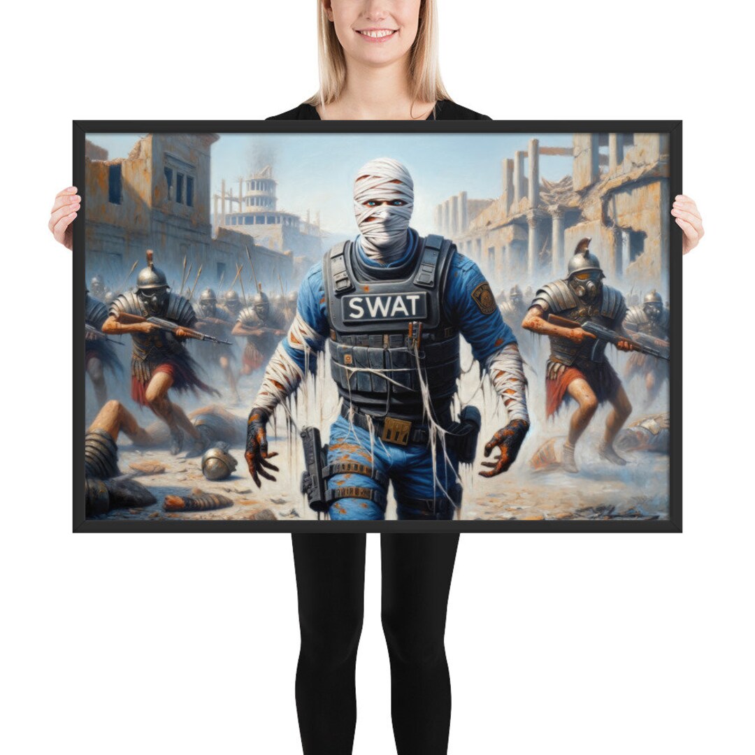 FALLOUT NEW VEGAS Joshua Graham Inspired Framed Print 4 - Etsy