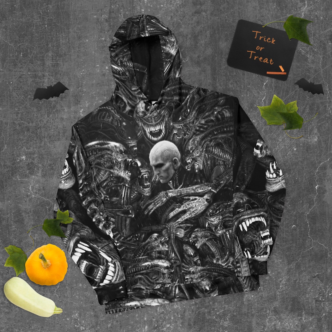 Alien Xenomorph Hoodie the Curse of Creation - Etsy