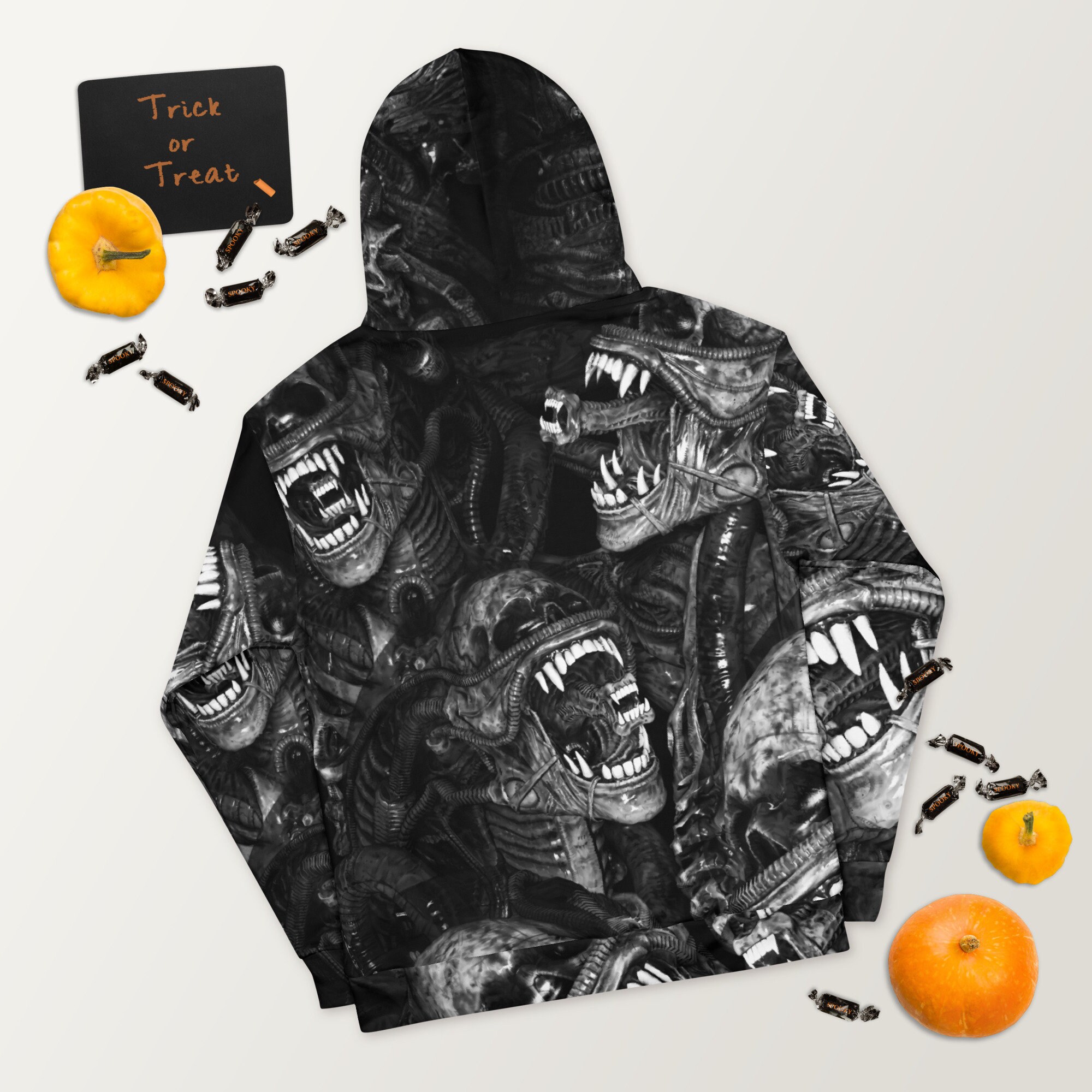 Alien Xenomorph Hoodie the Curse of Creation - Etsy