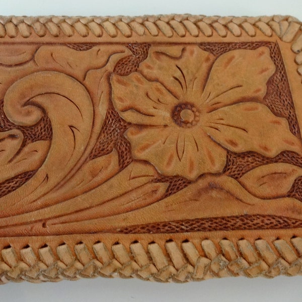 Hand Tooled Wallet - Etsy