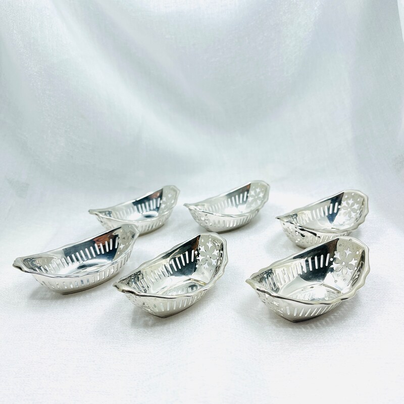 Vintage Silver Nut Cups - Etsy