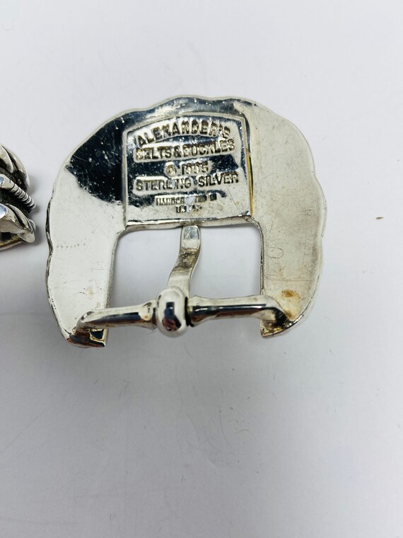 Alexander Kalifano Sterling Silver Belt Buckles. - Gem