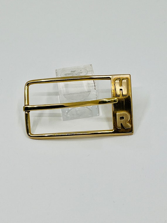 Vintage 14K Solid Gold Belt Buckle. Circa 20th century - Gem