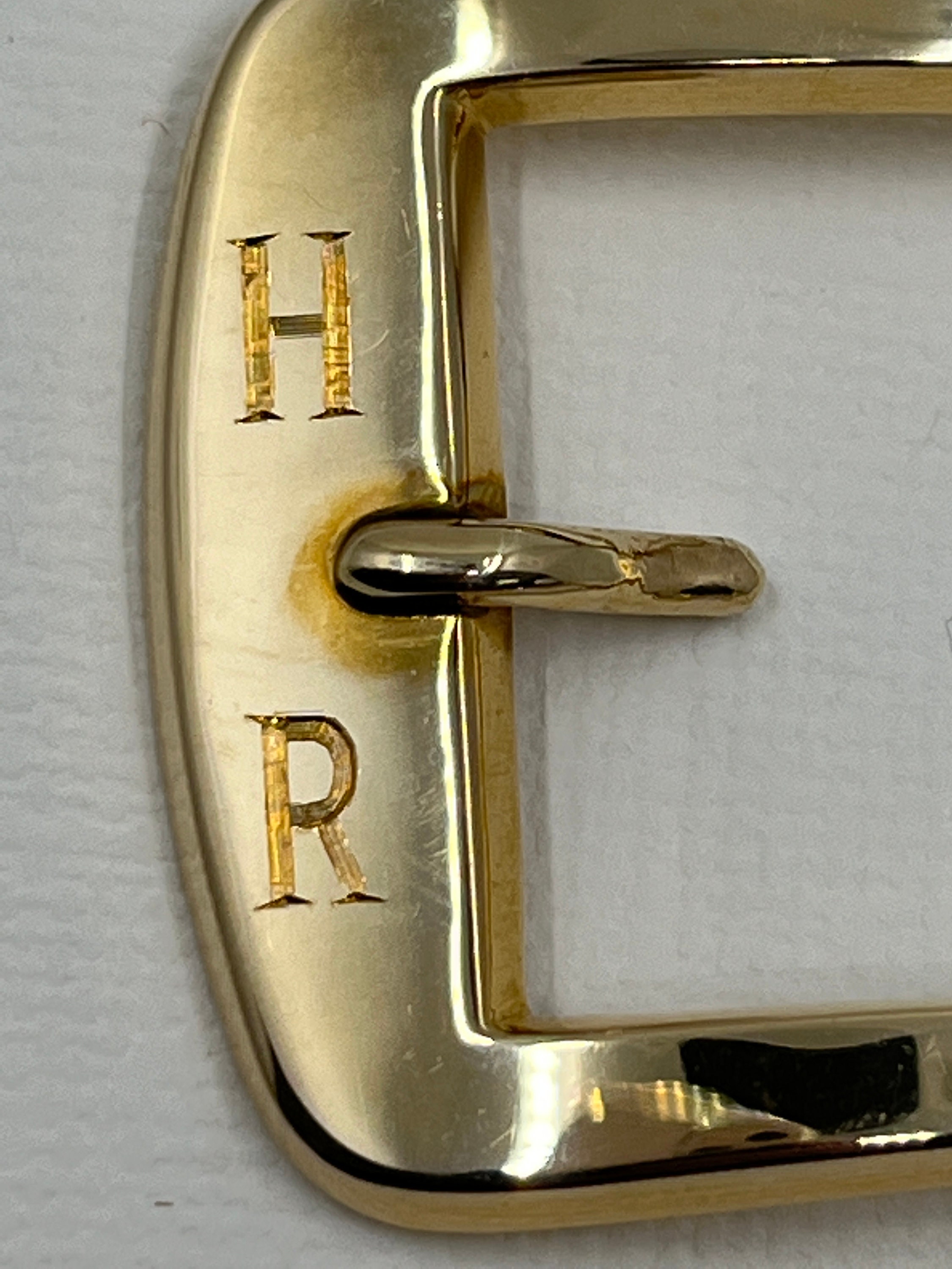 Vintage 14K Solid Gold Belt Buckle. - Etsy