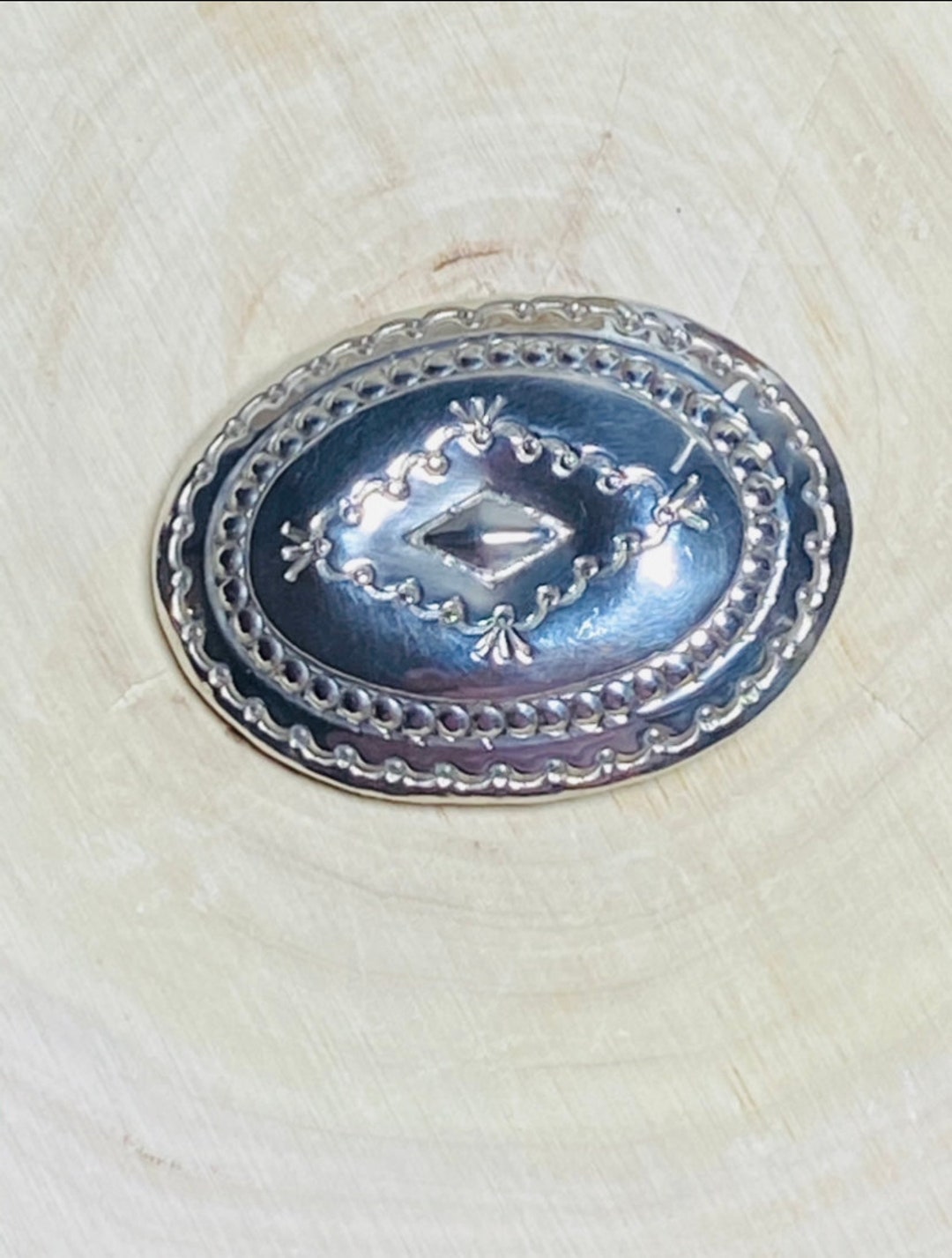 Vintage Navajo L.BLACKGOAT Silver Belt Buckle. - Etsy