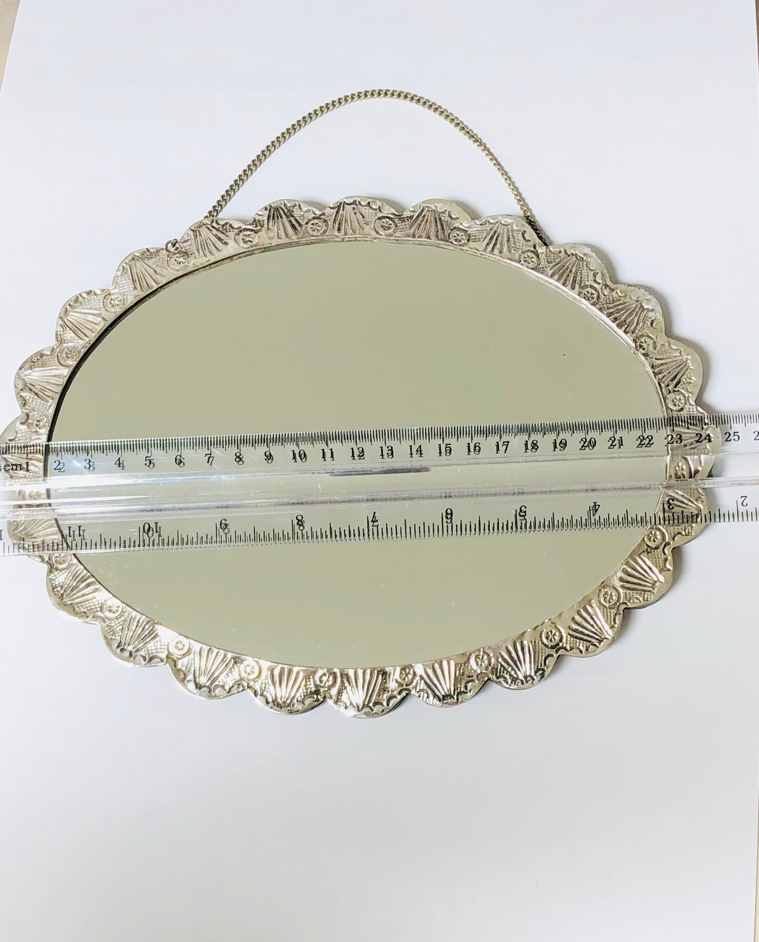 Orhan Kenan Turkish Coin Silver Framed Repousse Wall Mirror. - Etsy