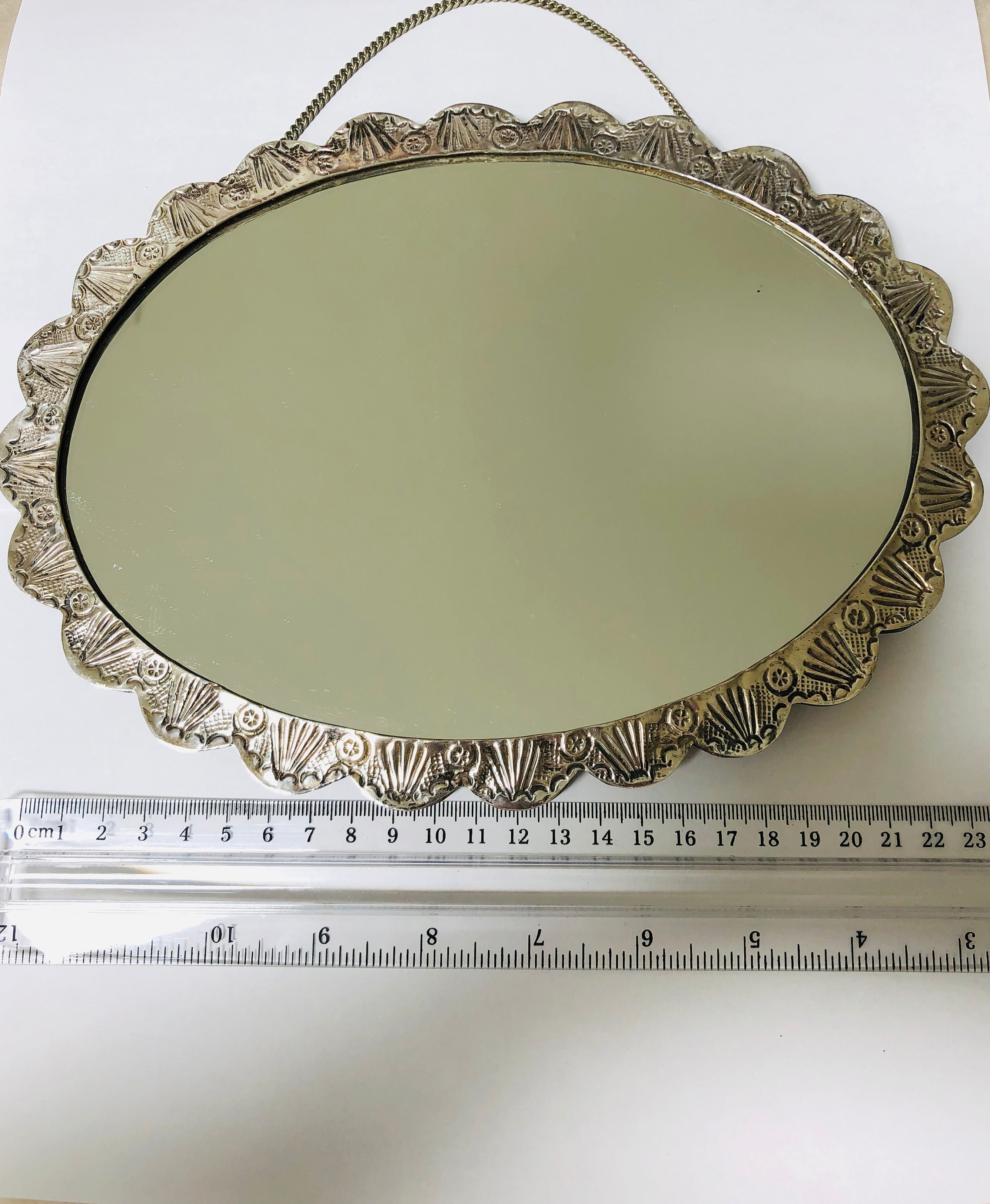 Orhan Kenan Turkish Coin Silver Framed Repousse Wall Mirror. - Etsy